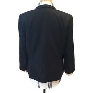 Pendleton | Jackets & Coats | Pendleton Classic Black Wool Blazer Size ...